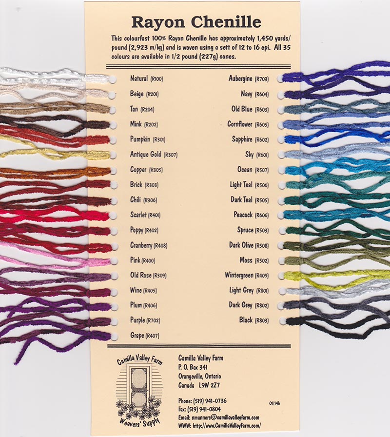 Rayon Chenille Yarn for Weaving